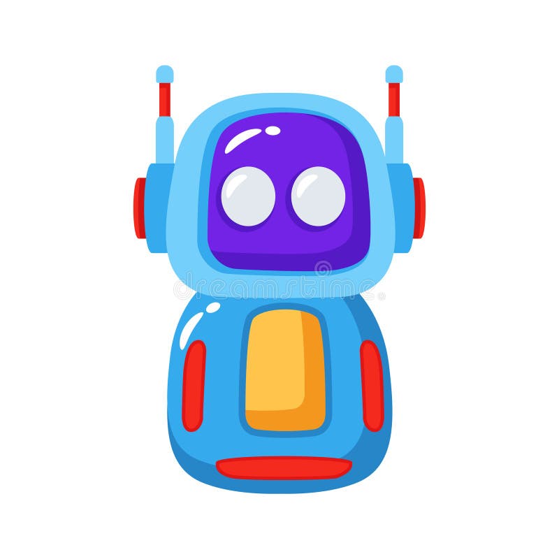 Here is a Catchy 3d Style Icon of Robot Device Stock Vector ...