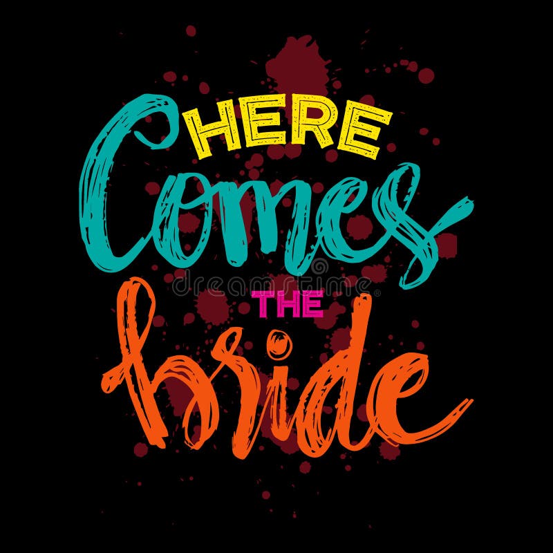 Here Comes Bride Stock Illustrations – 36 Here Comes Bride Stock ...