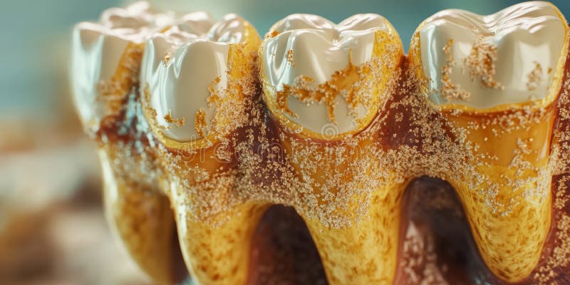 Here is a Detailed 3D Model that Illustrates a Decayed Tooth with ...