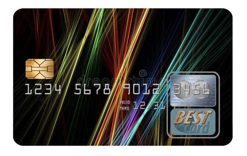 Here is a Generic Credit or Debit Card with a Contemporary Minimalist ...