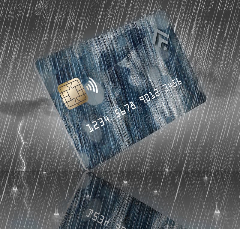 Here is a Generic Mock Credit Card or Debit Card with a Man with ...