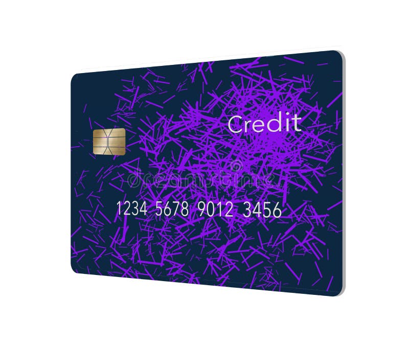 Here is a Generic Mock Credit Card with a Modern Design Stock ...