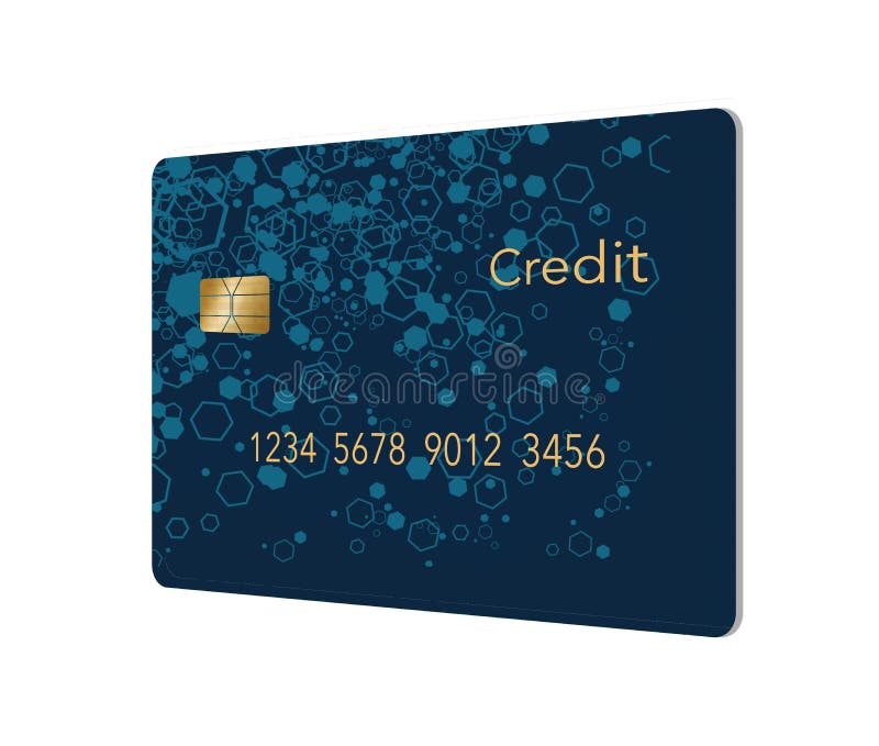 Here is a Generic Mock Credit Card with a Modern Design Stock ...