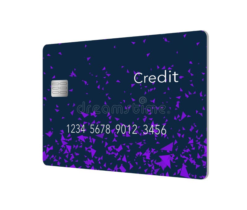 Here is a Generic Mock Credit Card with a Modern Design Stock ...