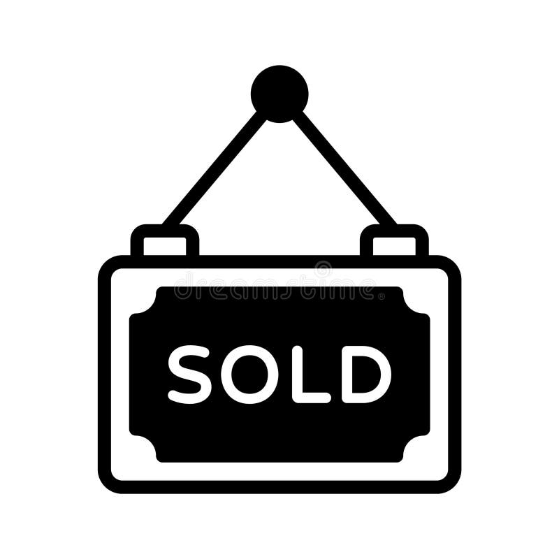 Sold Here Sign Stock Illustrations – 1,462 Sold Here Sign Stock ...