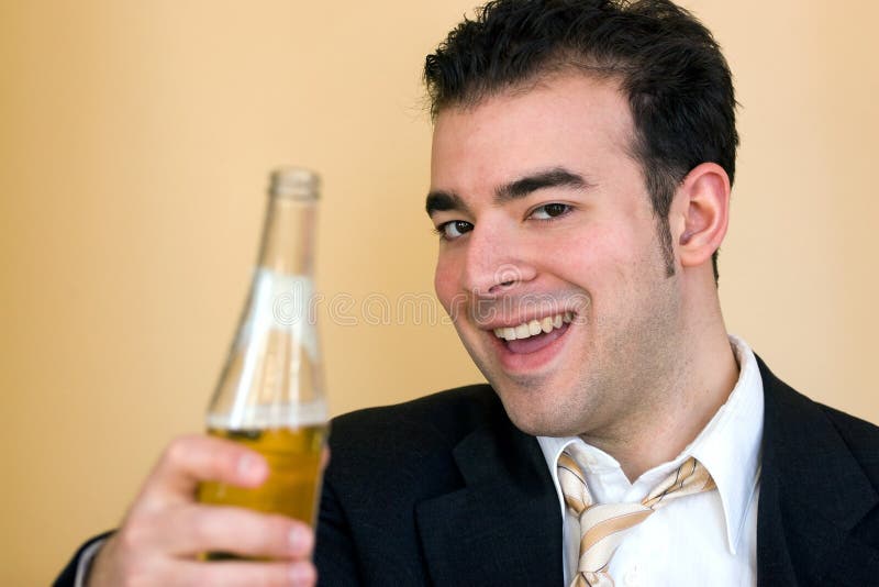 Here Have a Cold Beer stock image. Image of beverage - 27391213