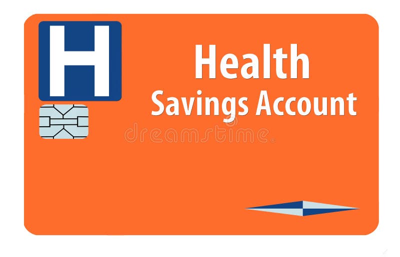 Here is a Health Saving Account Debit Card Stock Illustration ...