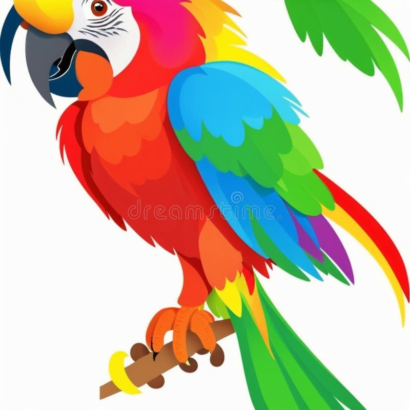 Parrot Clipart stock illustration. Illustration of bird - 319850493