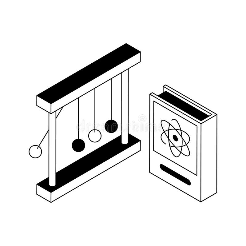 Here is an Isometric Icon of Physics Pendulum Experiment Stock ...