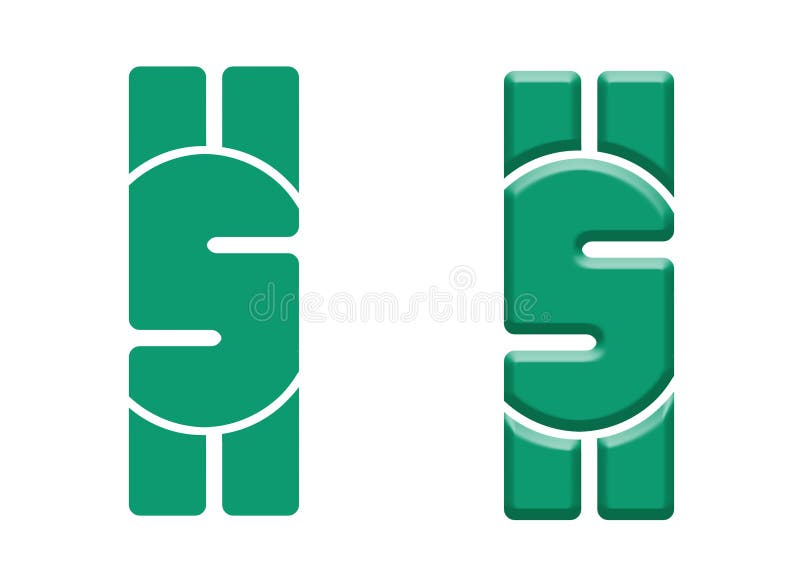 Here is a Logo Design that Features the US Dollar Sign Stock ...