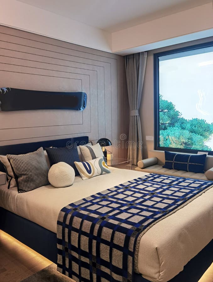 Modern Residential Bedroom Interior Design and Decoration Style ...