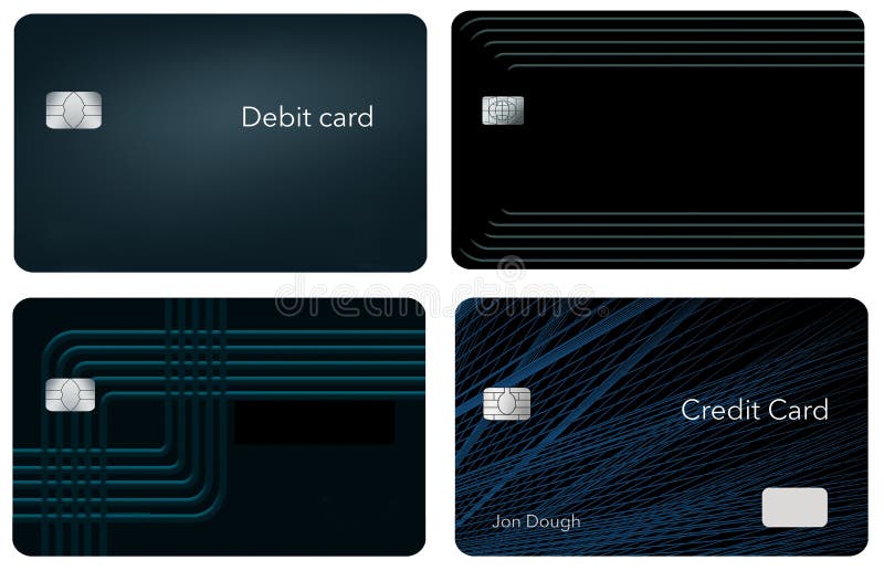 Here is a Modern and Stylish Bank Debit Card. it is an Illustration and ...