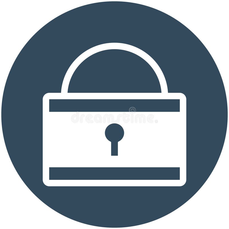 Lock Isolated Vector Icon Which Can Easily Modify or Edit Stock Vector ...