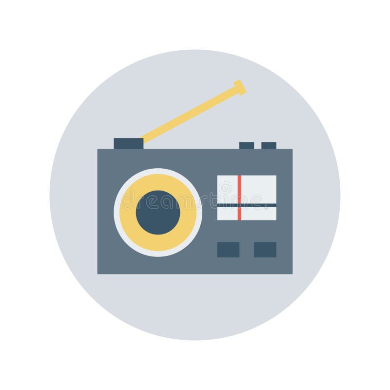 Radio Set Icon Vector Which Can Be Easily Modified or Edit Stock Vector ...