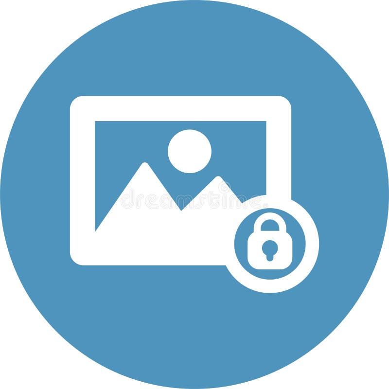 Gallery Lock Isolated Vector Icon Which Can Easily Modify or Edit Stock ...