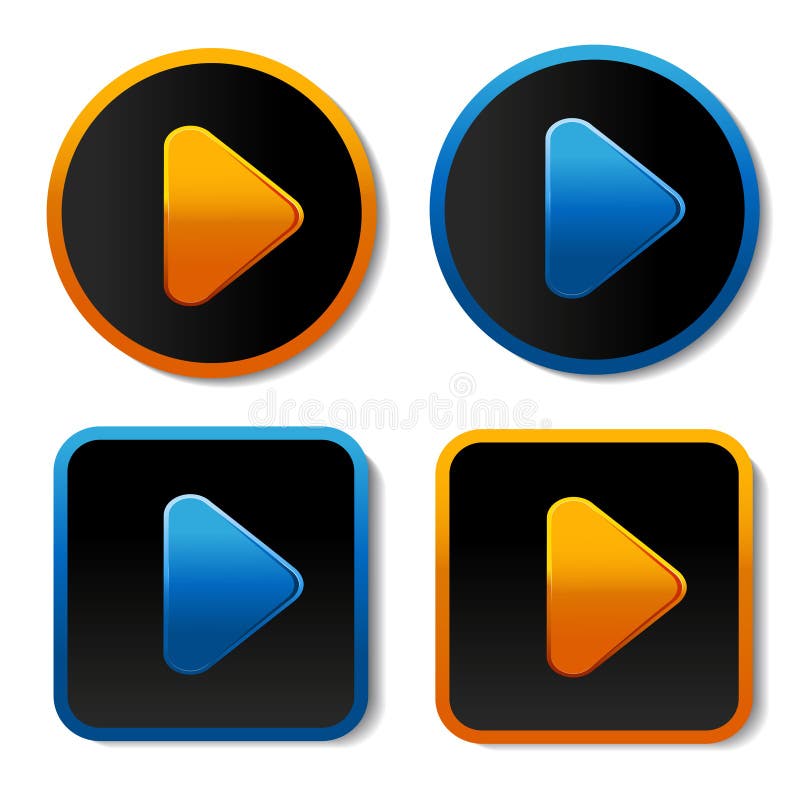 Read More Buttons with Arrow Pointer. Black, Blue, Red and Green Labels ...