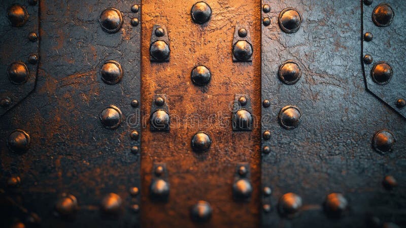 Here S a Close-up of a Metal Panel with Rivets that is Showing Signs of ...