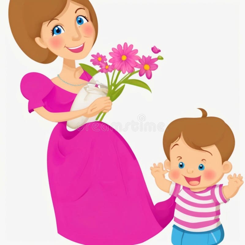 Mom Clipart stock illustration. Illustration of quality - 317742468
