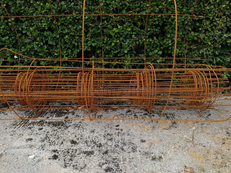 Wire Mesh Steel Grating for Floor Repair Work. Stock Photo - Image of ...