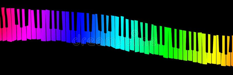 Distorted Keyboard Reflection Stock Illustration - Illustration of ...