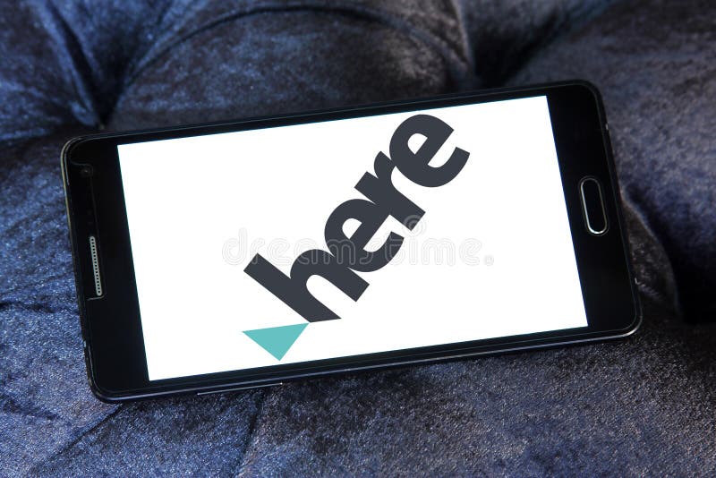 Here Technologies Company Logo Editorial Photo - Image of companies ...