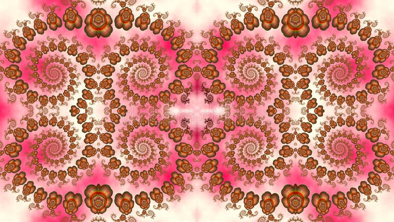 Widescreen Reddish Spiral Floral Shape Stock Illustrations – 2 ...