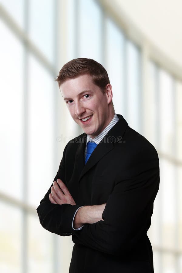 Here to help stock photo. Image of suit, modern, corporate - 24520782