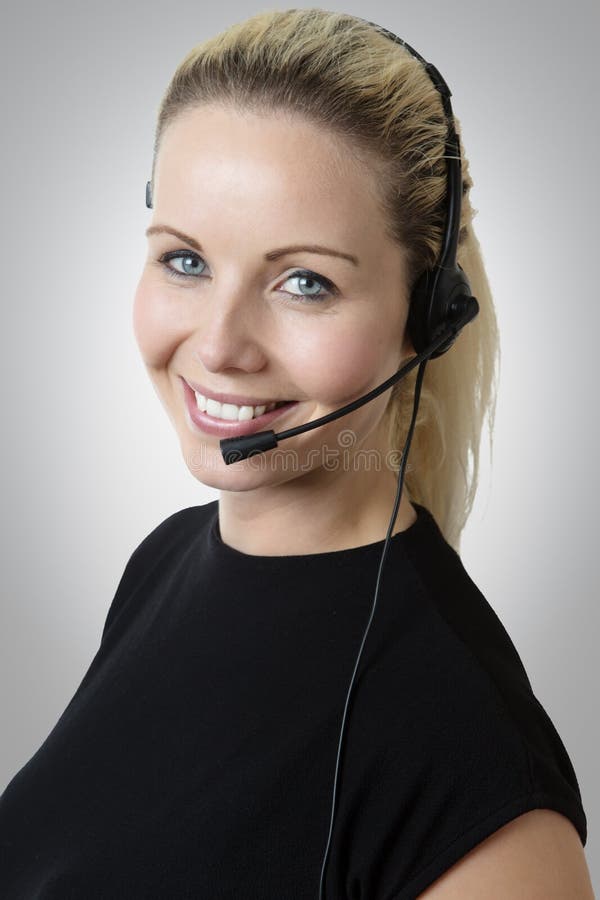 Here to help stock image. Image of portrait, service - 90002543