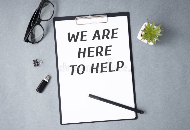 We are Here To Help, Text Message Stock Image - Image of question ...