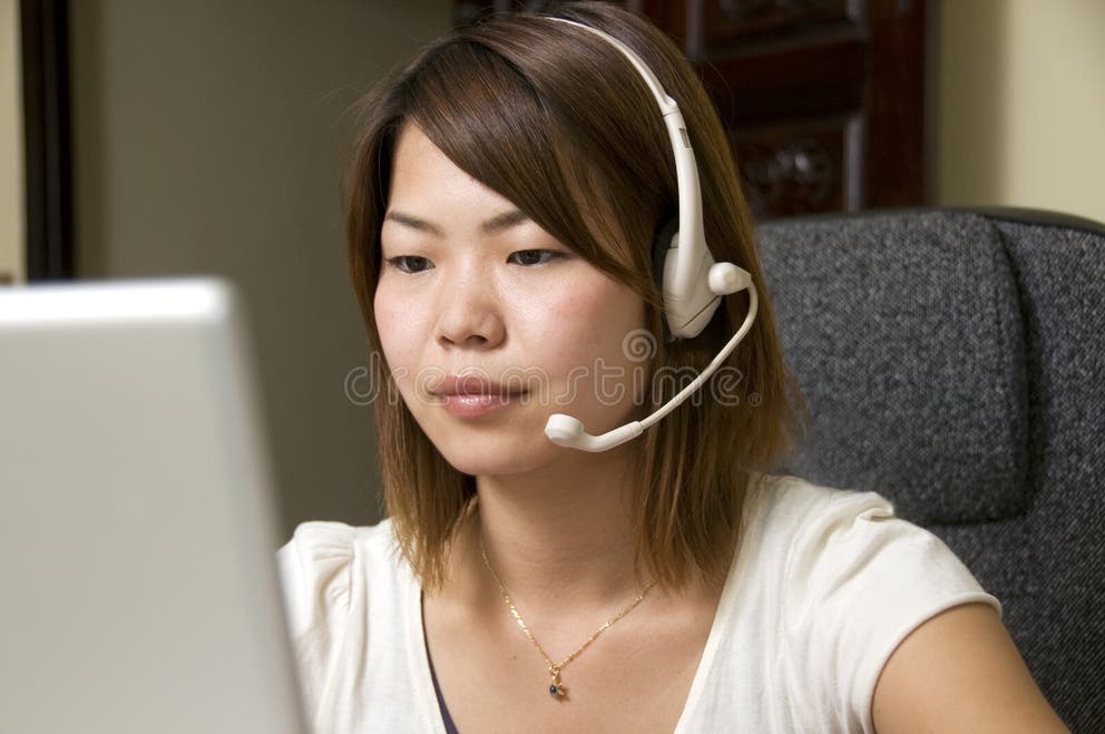 Here to help you stock image. Image of customer, attractive - 6802475