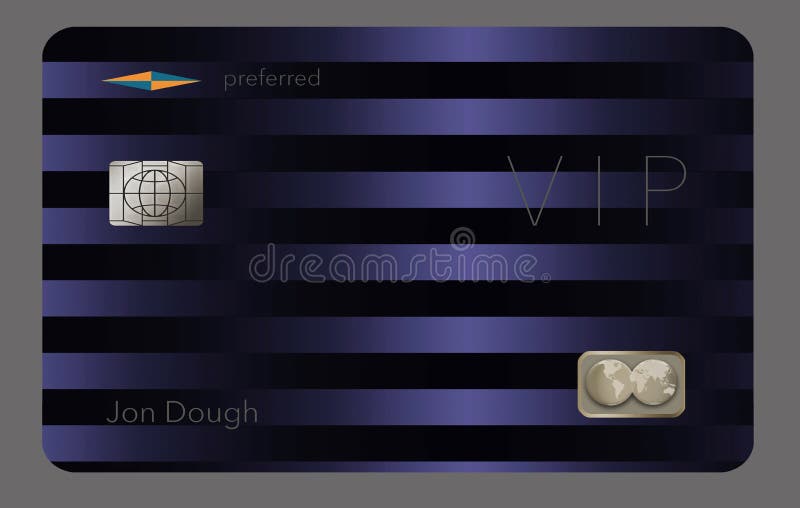 Here is a VIP or Preferred Customer Credit Card. Stock Illustration ...