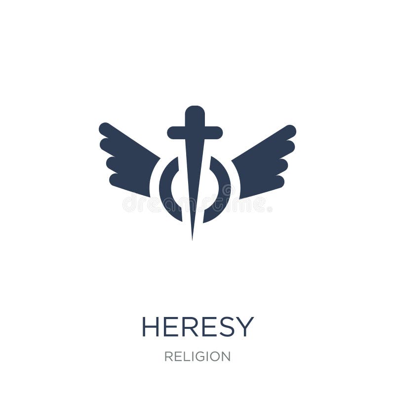 Heresy Icon in Filled, Thin Line, Outline and Stroke Style. Vector ...