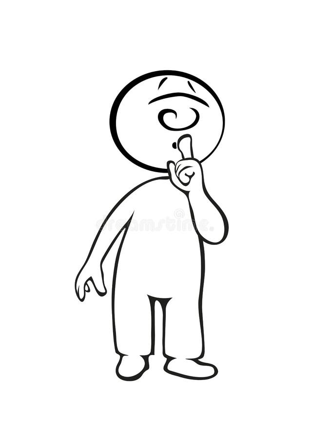 Netter Ruhe Emoticon, Emoji, Smiley - Vector Illustration Vektor ...