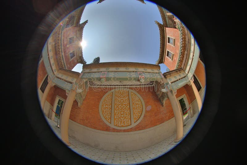 A Heritage Buildings of King Yin Lane Stock Image - Image of estate ...