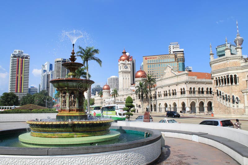 Heritage Fountain at Dataran Merdeka Editorial Image - Image of ...