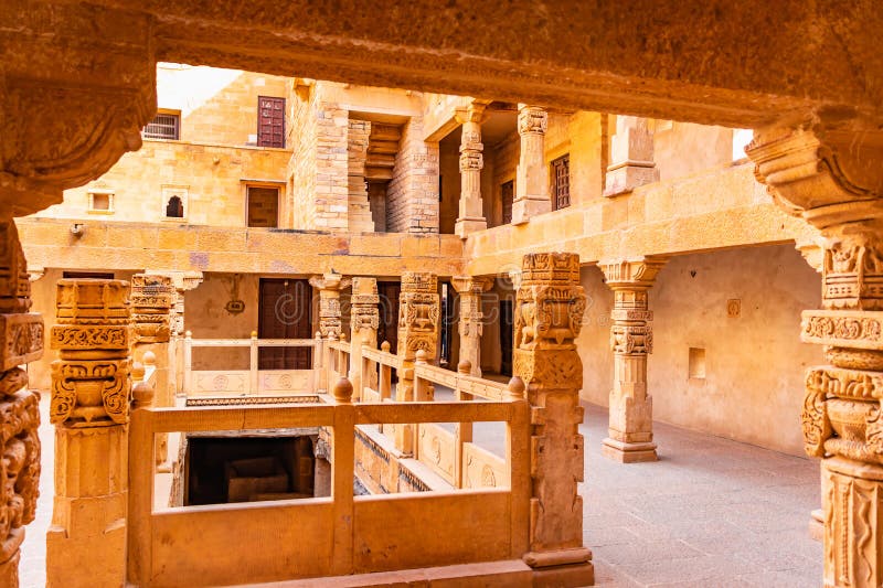 Heritage Jaisalmer Fort Vintage Pillar Architecture from Different ...