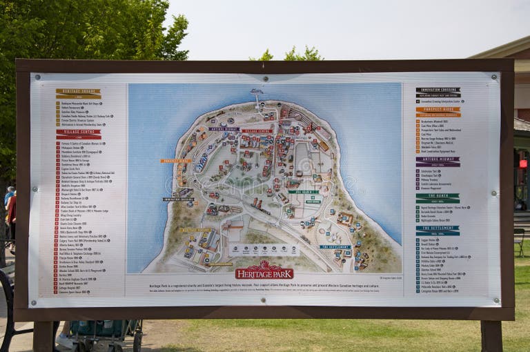 Heritage Park. Canada. Calgary Historic Park Editorial Stock Photo - Image of building, heritage ...