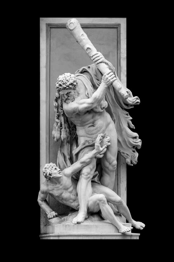 Herkules und Antaeus stockbild. Bild von grau, denkmal - 143056791