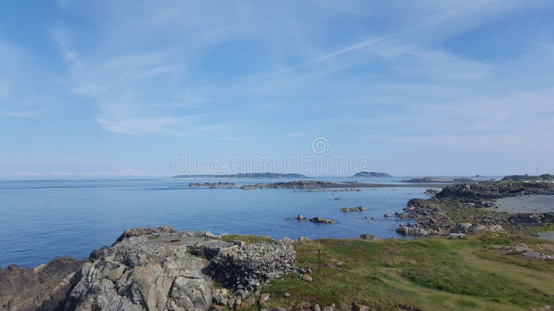 Herm, Jethou, Sark, Guernsey Channel Islands Stock Image - Image of ...