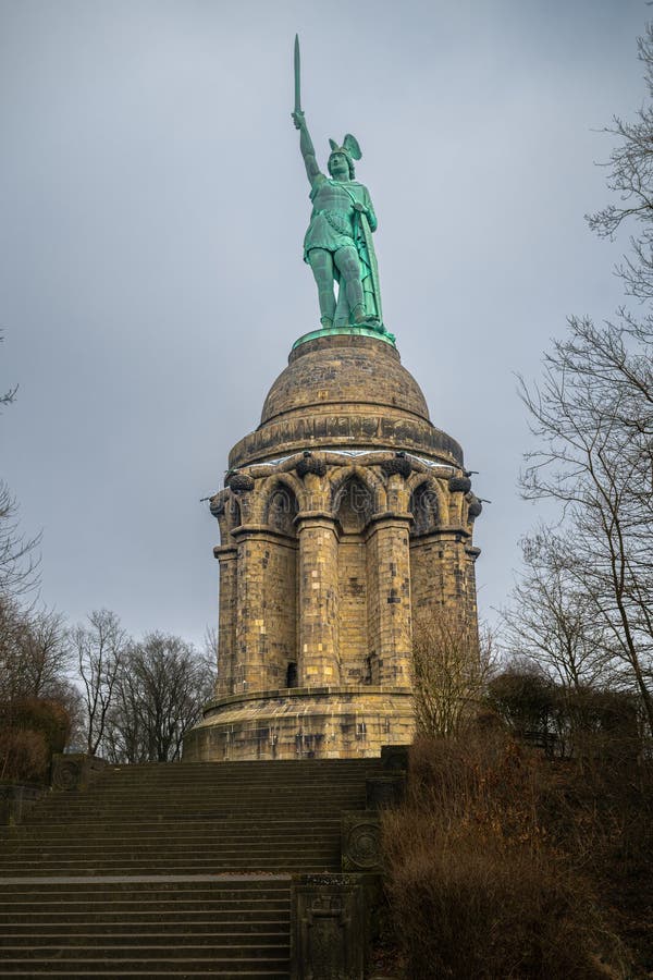 Hermann Memorial stock image. Image of teuton, backpacking - 373208013