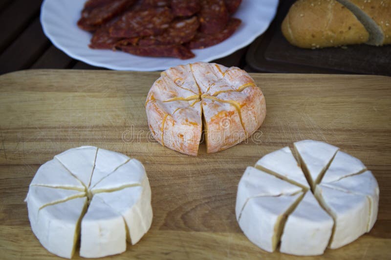 Hermelin cheese stock image. Image of eating, gourmet - 40174921