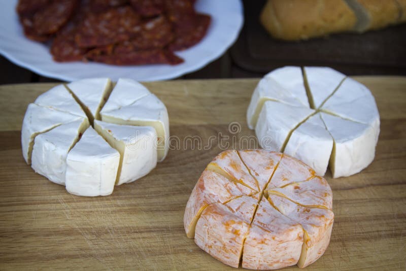 Hermelin cheese stock image. Image of crust, camembert - 40174931