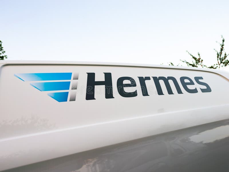 Hermes Logo Sign of the Logistics Company Editorial Stock Image - Image ...