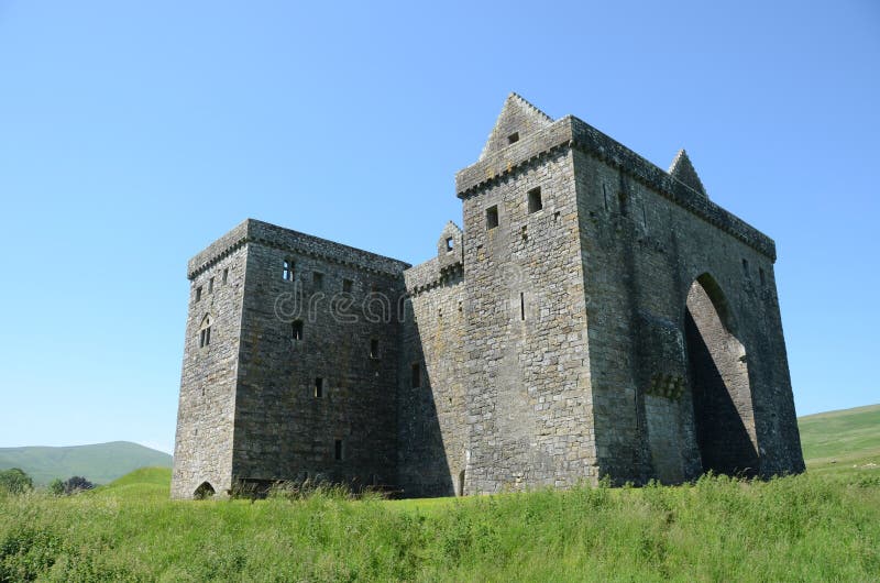 Hermitage Castle Exterior stock image. Image of scotland - 32679877