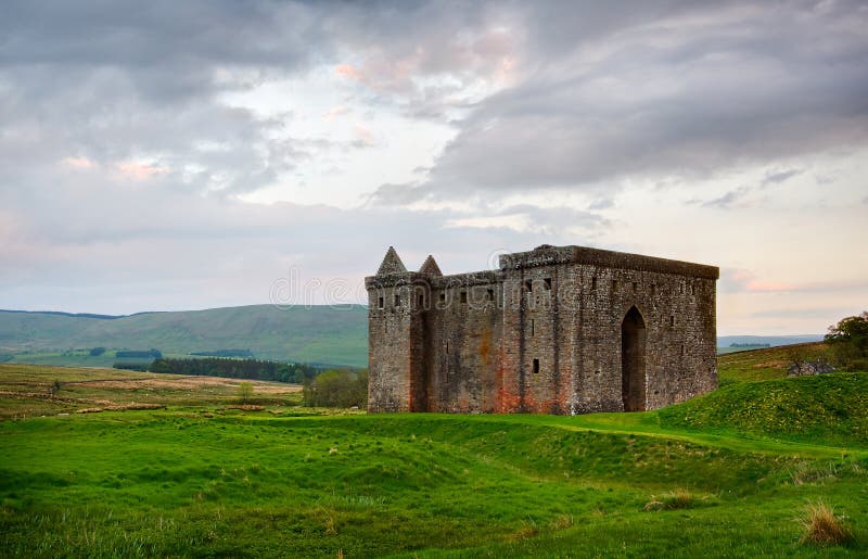 Hermitage Castle stock photo. Image of angloscottish - 36168104