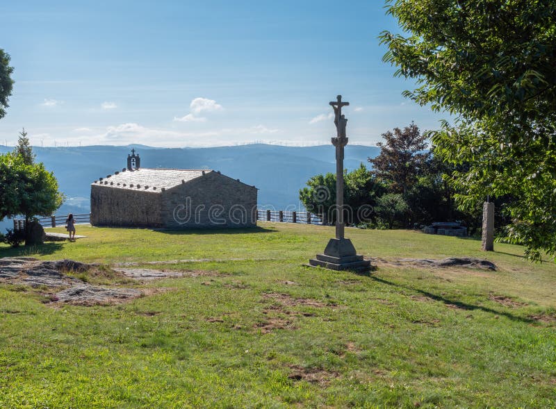 Hermitage of San Roque in Viveiro Galicia, Spain Stock Photo - Image of ...