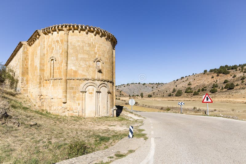 Hermitage of the Soledad in Calatanazor Town, Province of Soria, Spain ...