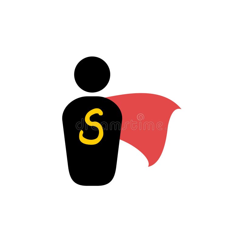 Hero icon stock vector. Illustration of hero, draw, design - 80082912