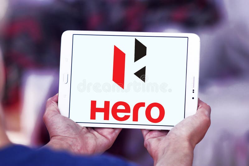 Hero motorcycle logo editorial stock image. Image of motorcycle - 97216189