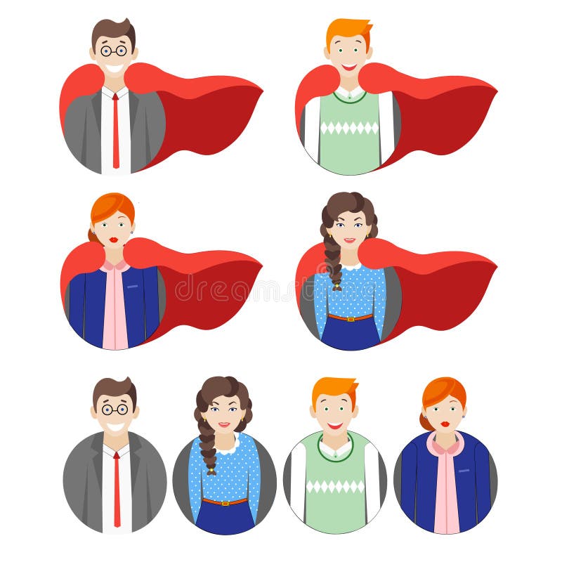 Hero people stock illustration. Illustration of people - 138751584